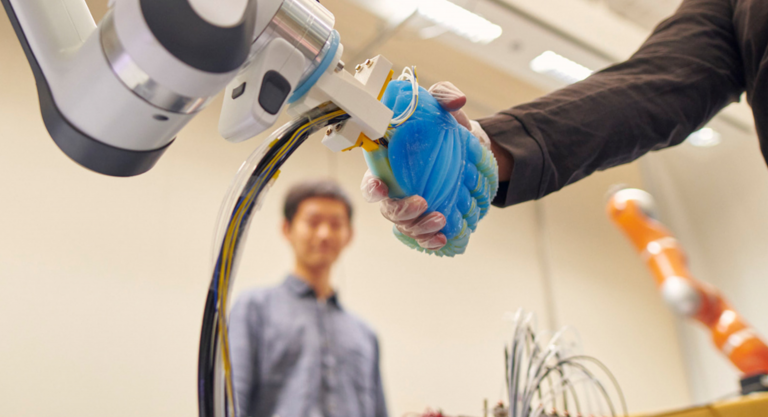 A Novel Design of Soft Robotic Hand with a Human-inspired Soft Palm for ...